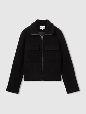 Les 100 Ciels Textured Wool Jacket