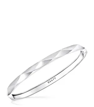 Graff Gold Laurence Signature Bangle - White