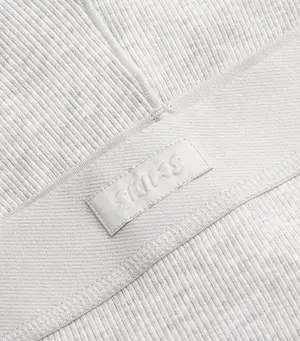 SKIMS Stretch-cotton Ribbed Boxer Shorts