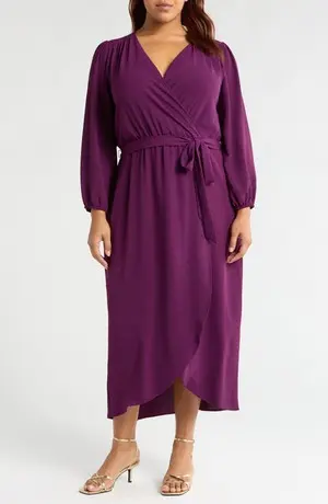 Connected Apparel V Neck Dresses