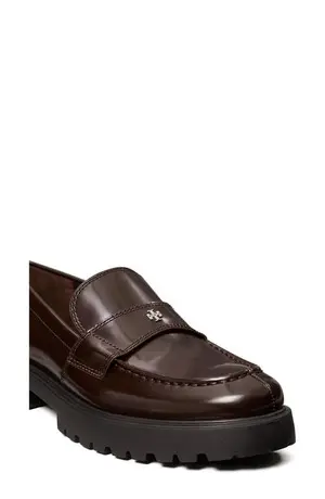 Tory Burch Classic Platform Lug Sole Loafer - Cocoa