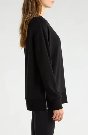 Varley Gabriella Oversized Sweatshirt - Black