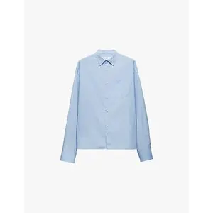 Prada Long-sleeved Chest-pocket Cotton Shirt