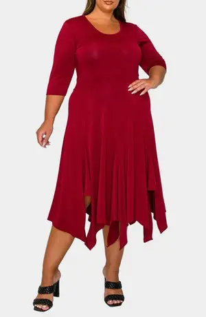 L I V D Asymmetrical Day Dresses