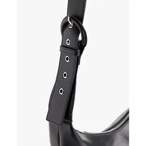 Whistles Leather Cross-body Bag - Black