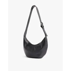 Whistles Leather Cross-body Bag - Black