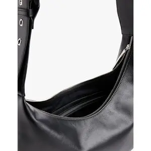 Whistles Leather Cross-body Bag - Black