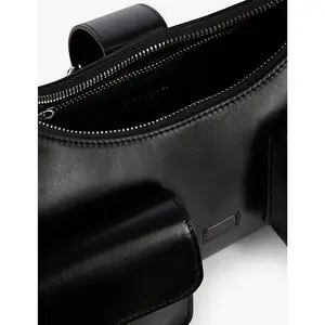 The Kooples Amelia Leather Shoulder Bag - Black