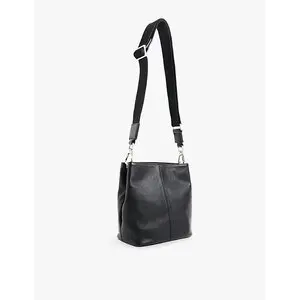 Whistles Dion Double-pouch Leather Bucket Bag