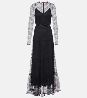 Max Mara Modane Lace Maxi Dress