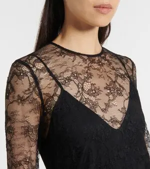 Max Mara Modane Lace Maxi Dress
