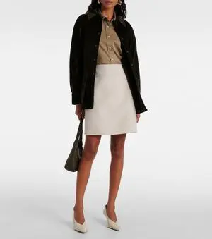 Max Mara Wool Miniskirt