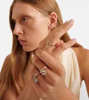 Mateo 14kt Amethyst And Diamond Ring - Gold