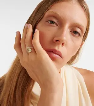 Mateo 14kt Amethyst And Diamond Ring - Gold