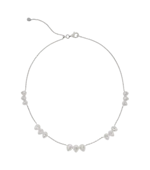 KAMYEN Kanika 18kt White Gold Necklace With Diamonds - Silver