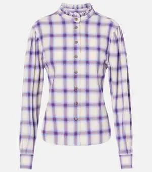 MARANT ETOILE Checked Cotton Shirt