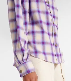 MARANT ETOILE Checked Cotton Shirt