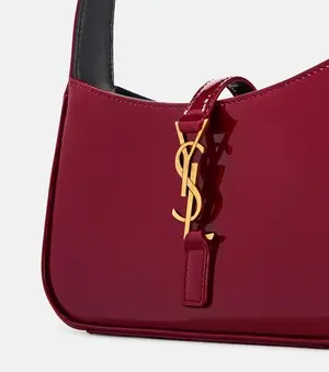 Saint Laurent Le 5 À 7 Mini Patent Leather Shoulder Bag - Red