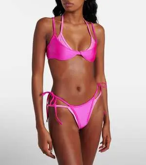 SAME Double Layer Bikini Bottom - Pink