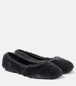 Clergerie Masha Leather Ballet Flats - Black