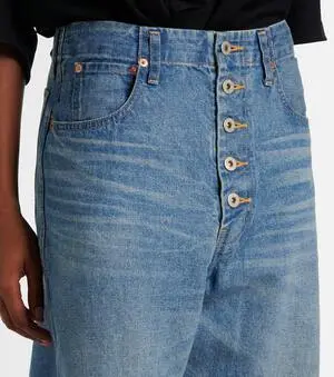 Junya Watanabe Cutout Wide-leg Jeans