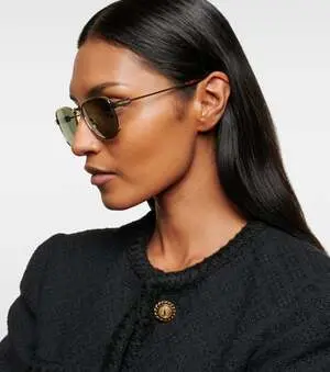 Saint Laurent Sl741 Aviator Sunglasses
