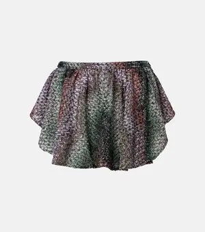 Missoni Sequined Lamé Miniskirt - Multicoloured