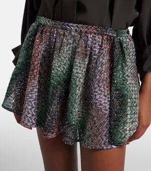 Missoni Sequined Lamé Miniskirt