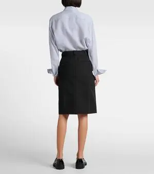 TOD'S Cotton Midi Skirt