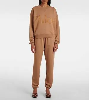 Chloé Cotton Fleece Sweatpants