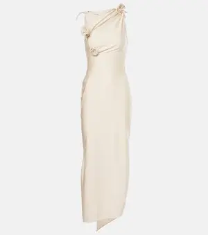 Coperni Floral-appliqué Gown