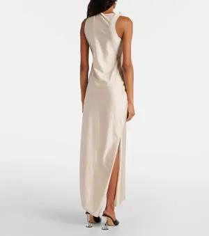 Coperni Floral-appliqué Gown
