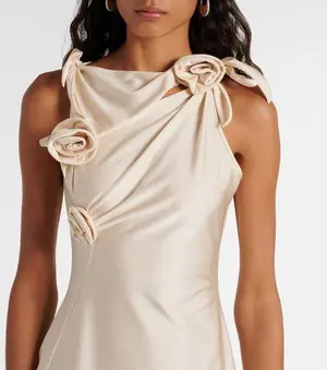 Coperni Floral-appliqué Gown