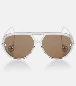 Bottega Veneta Aviator Sunglasses - Grey