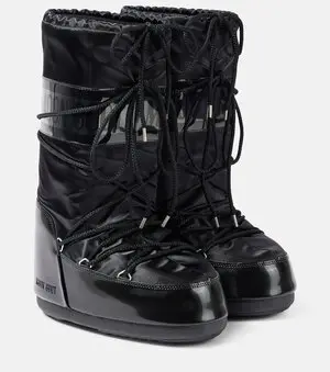 Moon Boot Icon Glance Snow Boots - Black