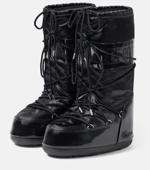 Moon Boot Icon Glance Snow Boots - Black