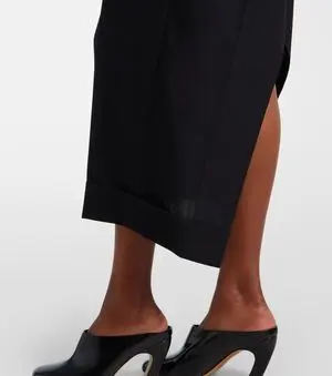 Junya Watanabe Pleated Midi Skirt
