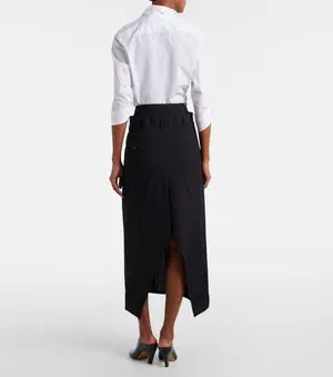 Junya Watanabe Pleated Midi Skirt