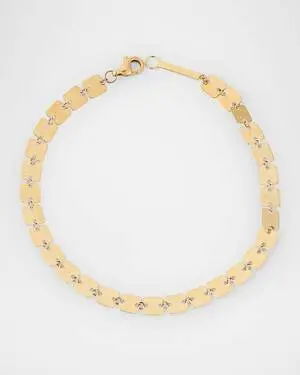 Lana Jewelry LANA 14K Gold Laser Square Chain Bracelet Yg