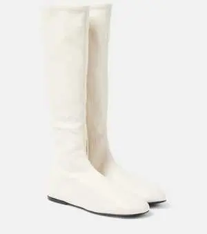 Co Knee-high Leather Boots - White
