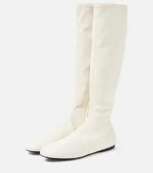 Co Knee-high Leather Boots - White