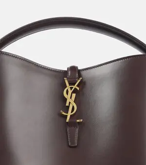 Saint Laurent Le 37 Leather Bucket Bag