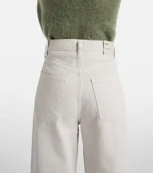 AGOLDE Low Curve Mid-rise Wide-leg Jeans