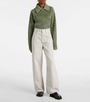AGOLDE Low Curve Mid-rise Wide-leg Jeans