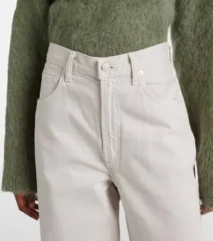 AGOLDE Low Curve Mid-rise Wide-leg Jeans