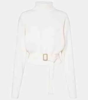 Chloé Wool-blend Sweater - White