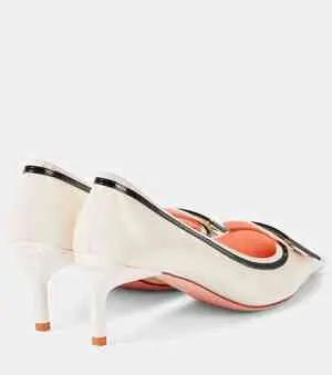 ROGER VIVIER Viv' Canard 55 Leather Pumps