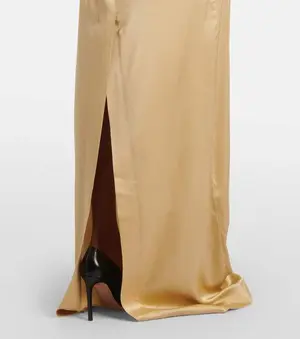 Tove Imre Silk-blend Maxi Dress - Gold