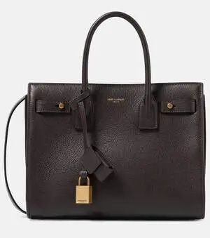 Saint Laurent Sac De Jour Baby Leather Tote - Brown