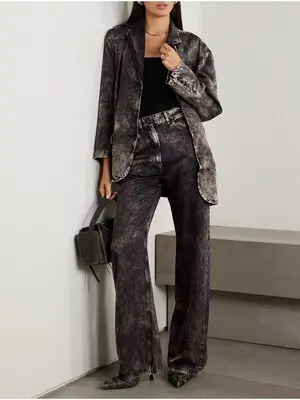 Acne Studios Distressed Twill Blazer